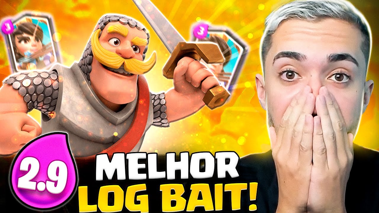 ESSE É O MELHOR DECK DE LOG BAIT DA ATUALIDADE! - YouTube
