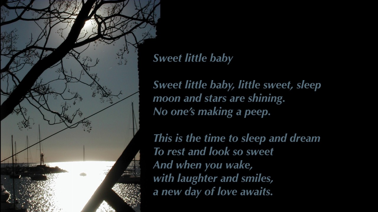 Sweet little baby (Original lullaby) - YouTube