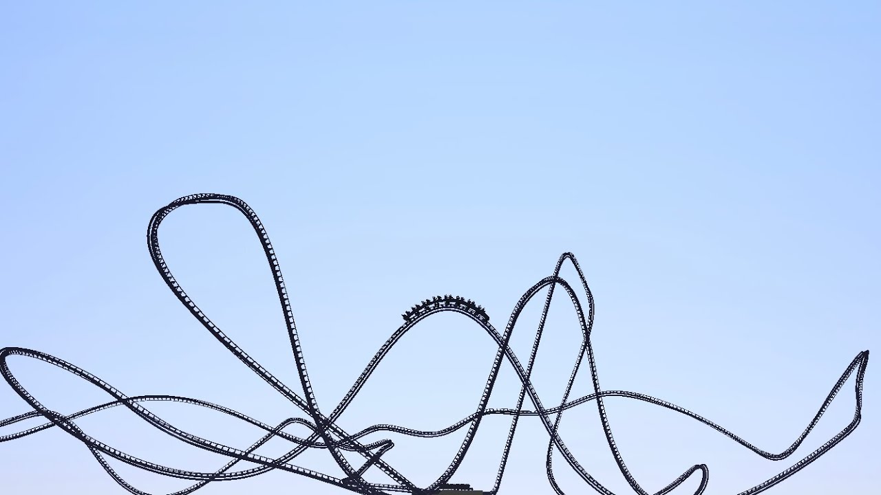 The most unfinished layout ever😭 (Ultimate Coaster 2) Intamin Blitz ...