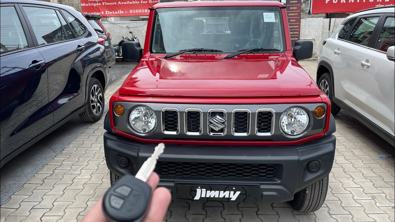 MARUTI JIMNY BASE MODEL | AUTOMATIC | RED COLOUR | START-12.74 LAKHS ...