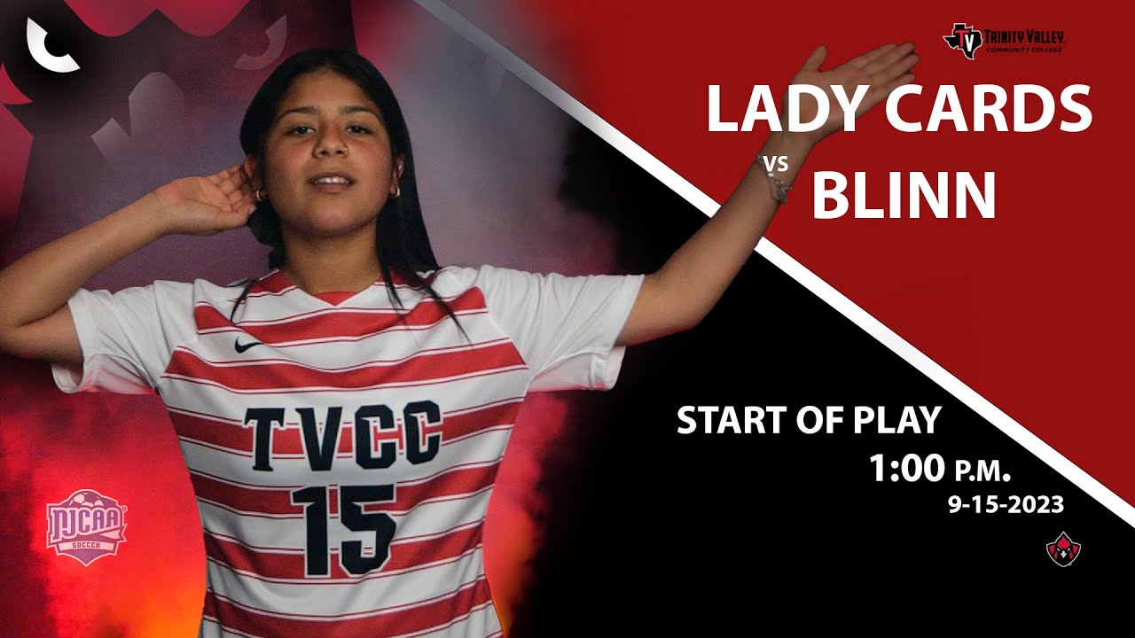 TVCC vs Blinn || Lady Cards Soccer 2023 - YouTube