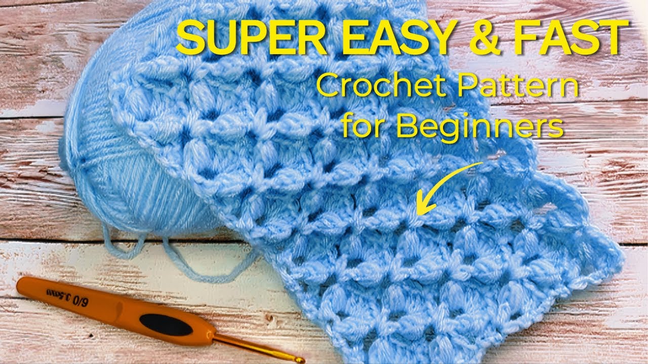 SUPER EASY & FAST Crochet Pattern for Beginners! #crochet # ...