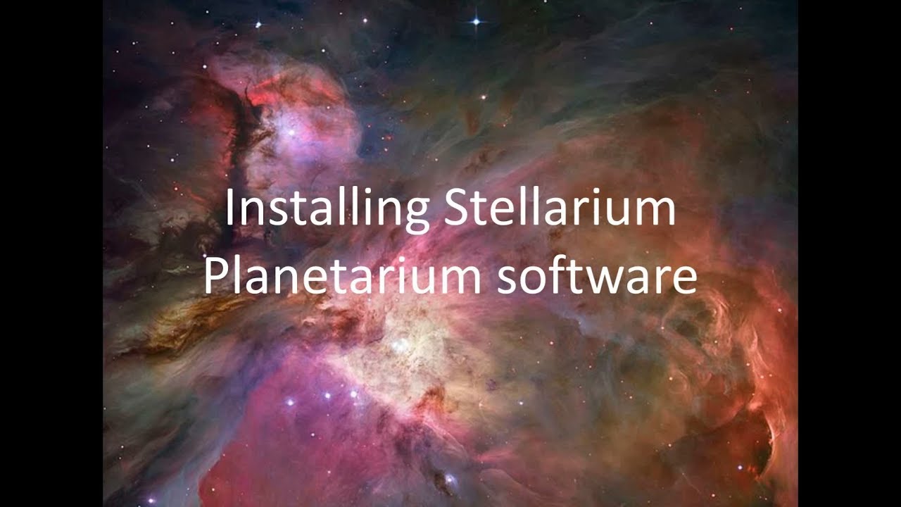 Installing Stellarium Planetarium software - YouTube