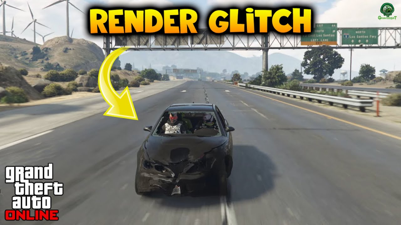 How To Make All The NPC's Disapear Render Glitch | GTA Online Rendering ...