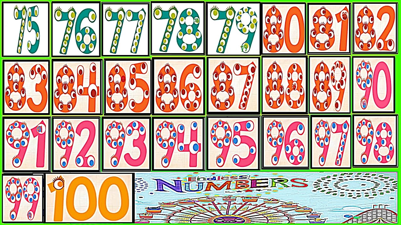Learn Numbers Kids Count 76 77 78 79 80 81 82 83 84 85 86 87 88 89 90
