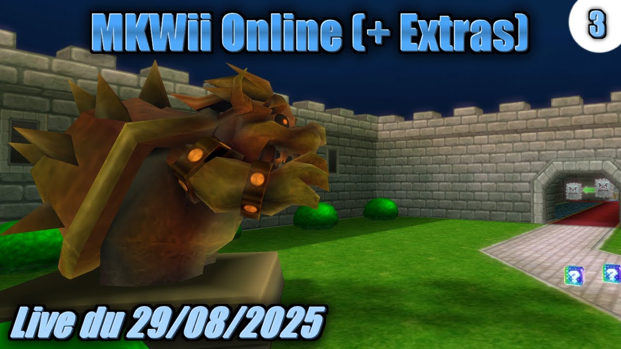 [VOD 29/08/2025] → MKWii Online (et +) [MWii 3e] - YouTube