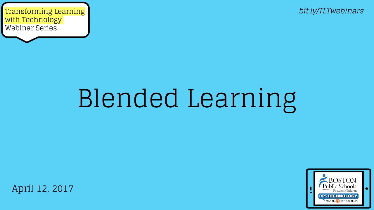 Webinar: Blended Learning - YouTube