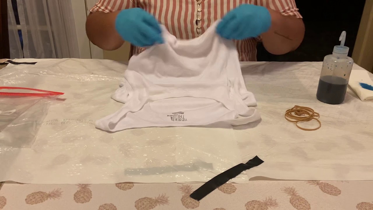 One Color Tie Dye Shirt - YouTube