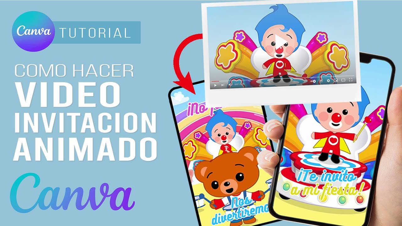 Como hacer una INVITACIÓN ANIMADA para enviar por WHATSAPP fácil y ...