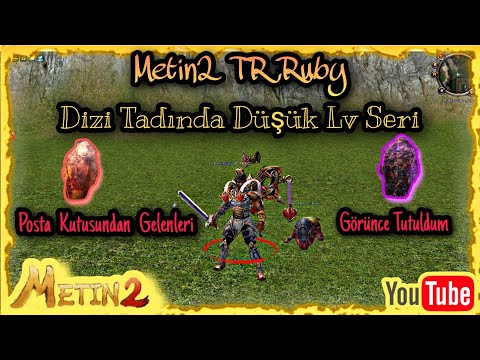 Metin2 TR Ruby #28 l Dizi Tadında Düşük Lv l Gelen Hediyeleri Görünce Tutuldum #metin2 #metin2tr