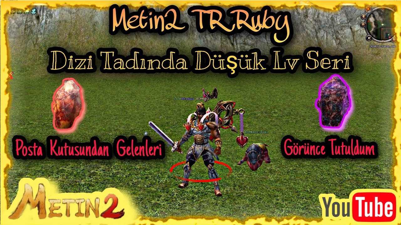 Metin2 TR Ruby #28 l Dizi Tadında Düşük Lv l Gelen Hediyeleri Görünce ...