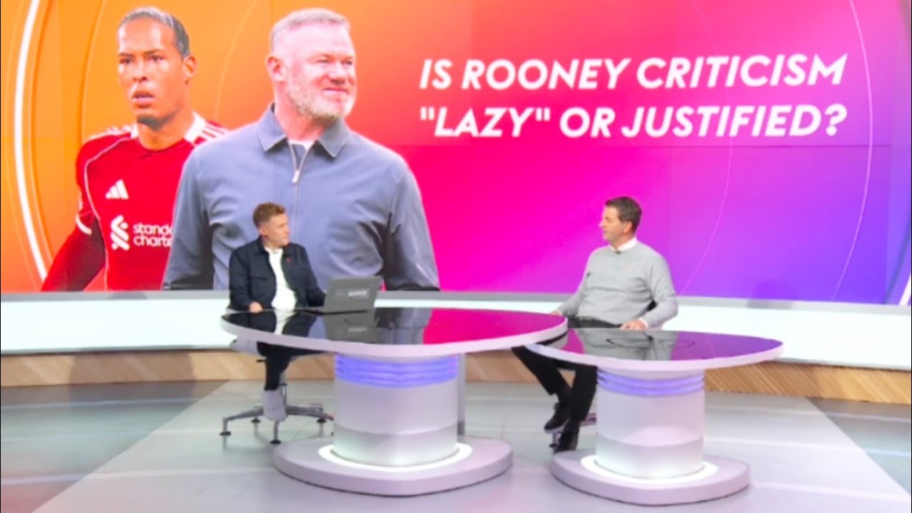Liverpool Captain Van Dijk Fires Back at Wayne Rooney Over Harsh ...