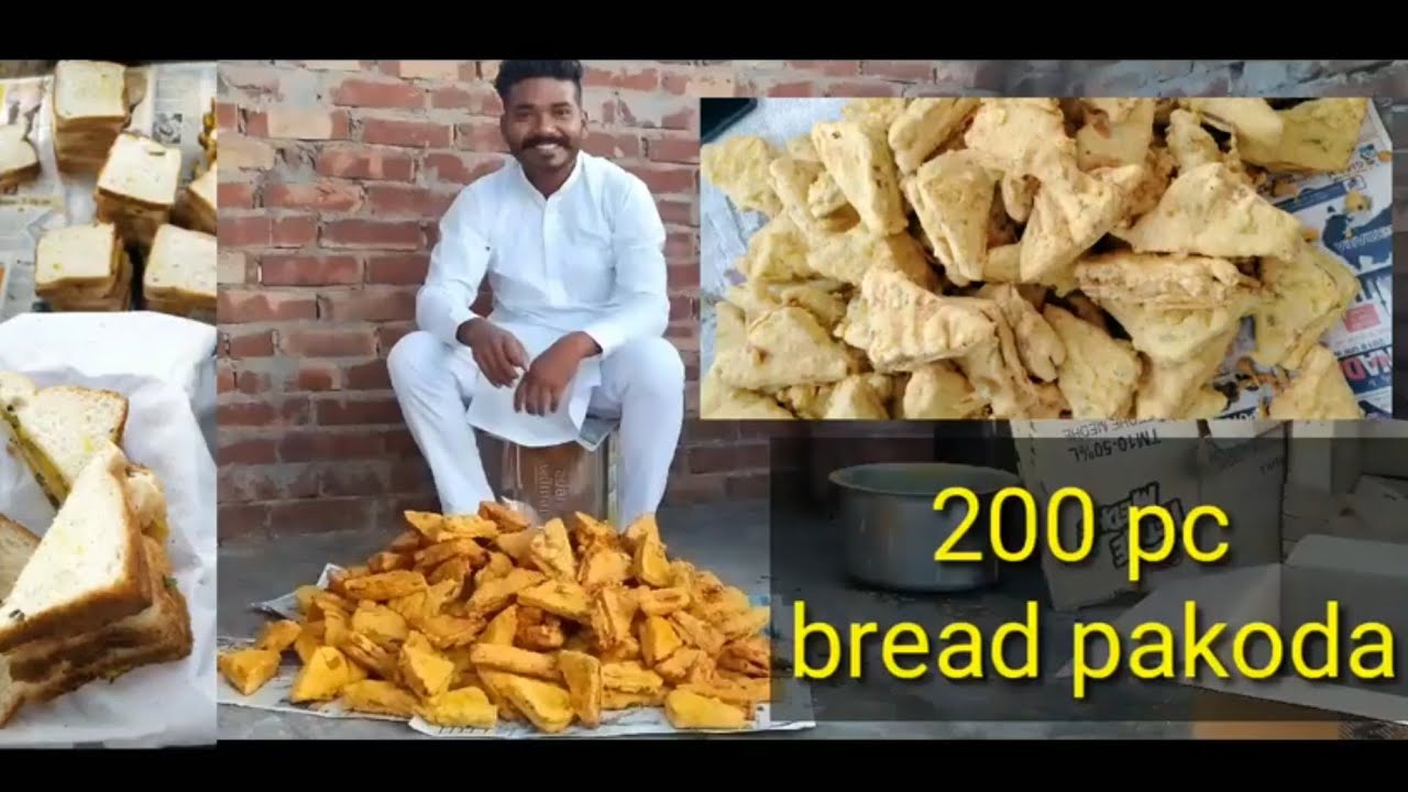 200pc Bread pakoda recipe by young boy's kitchen #pakora# ...