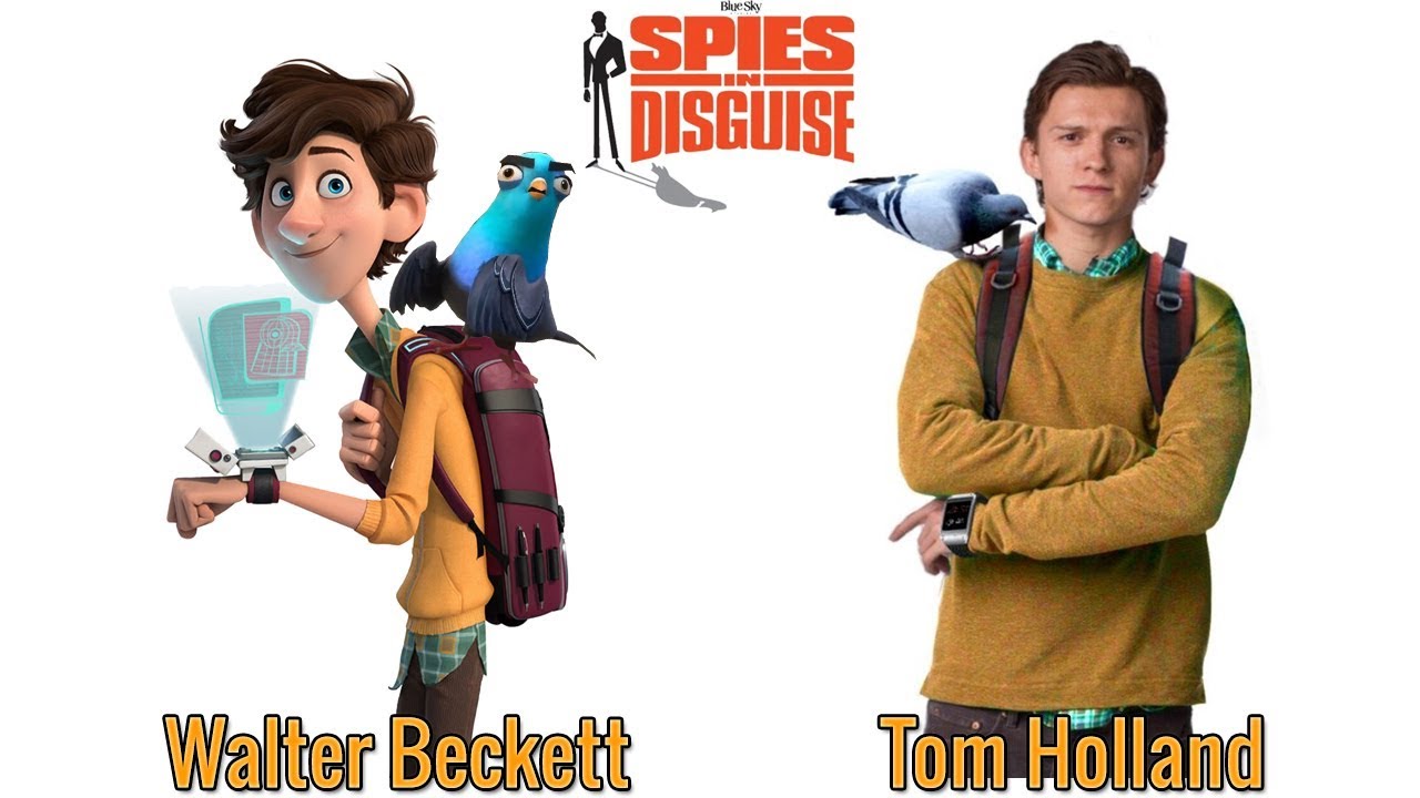 Spies in Disguise Characters in Real Life Behind The Voices - YouTube