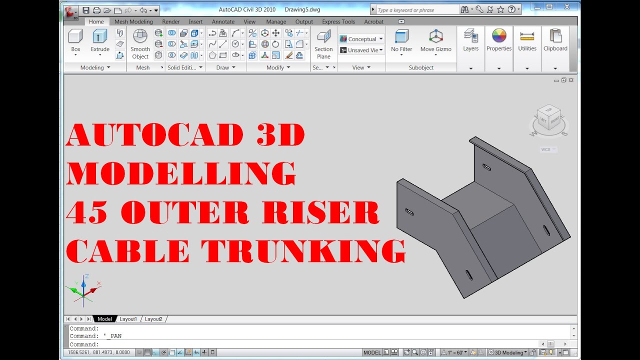 Draw Trunking In Autocad at Bob Wright blog