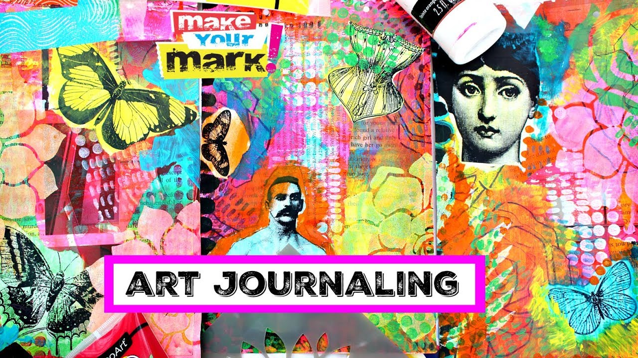 Easy Art Journal Techniques - YouTube