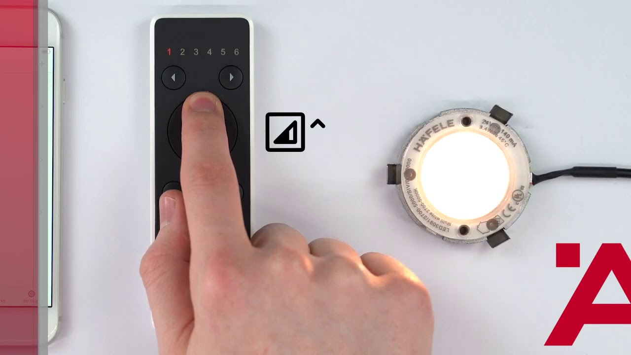 Hafele Connect Mesh Remote Control by KitchenSource.com - YouTube