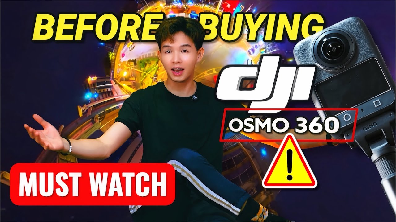 𝐌𝐔𝐒𝐓-𝐖𝐀𝐓𝐂𝐇 Before Buying DJI Osmo 360 — Real 8K 50 fps Footage! [𝐑𝐄𝐀𝐋 ...