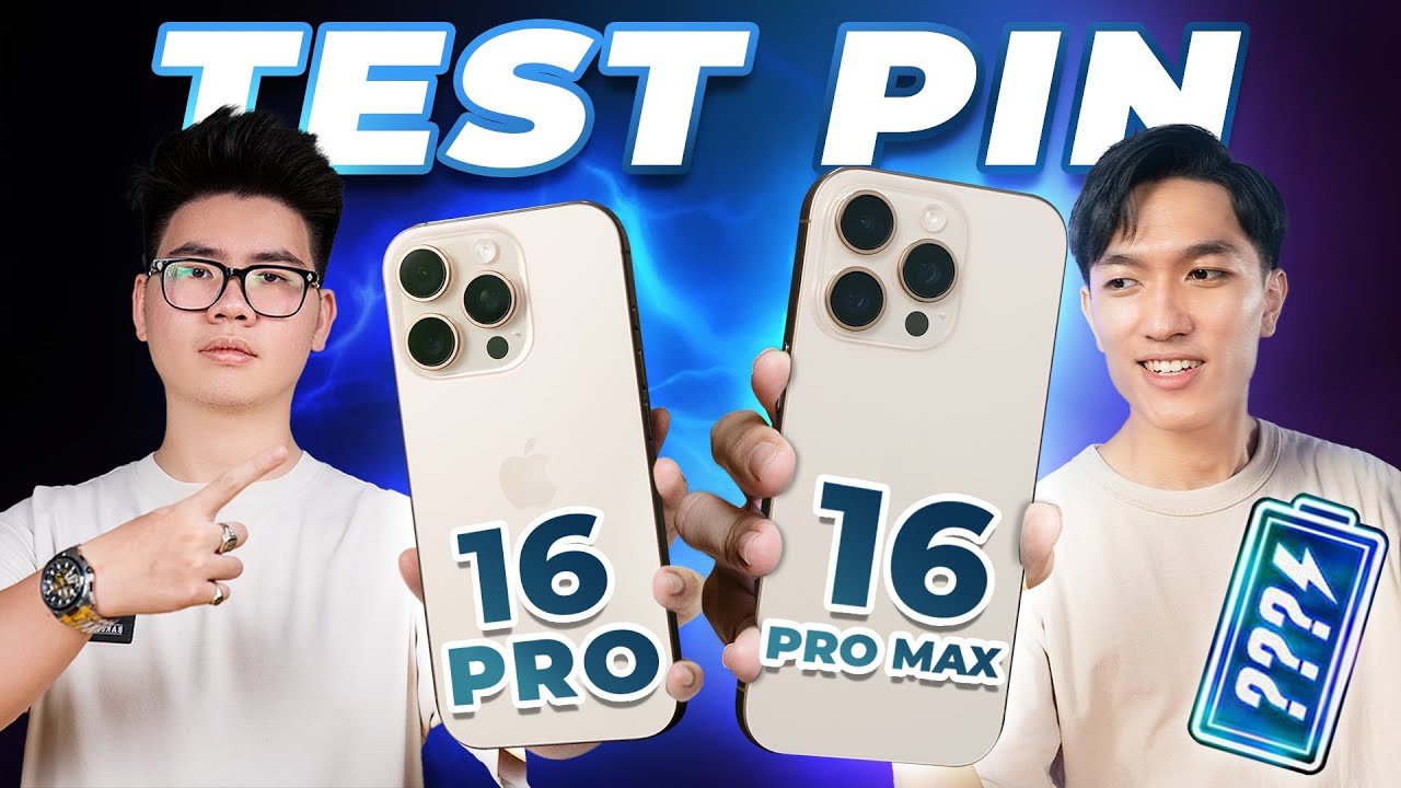 Test PIN CỰC CĂNG 1 Ngày iPhone 16 Pro/iPhone 16 Pro Max: Chưa Như KỲ ...
