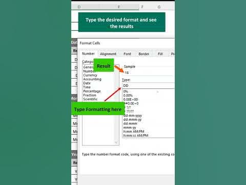 Date Formatting in Excel | Date Format Problem in Excel - YouTube