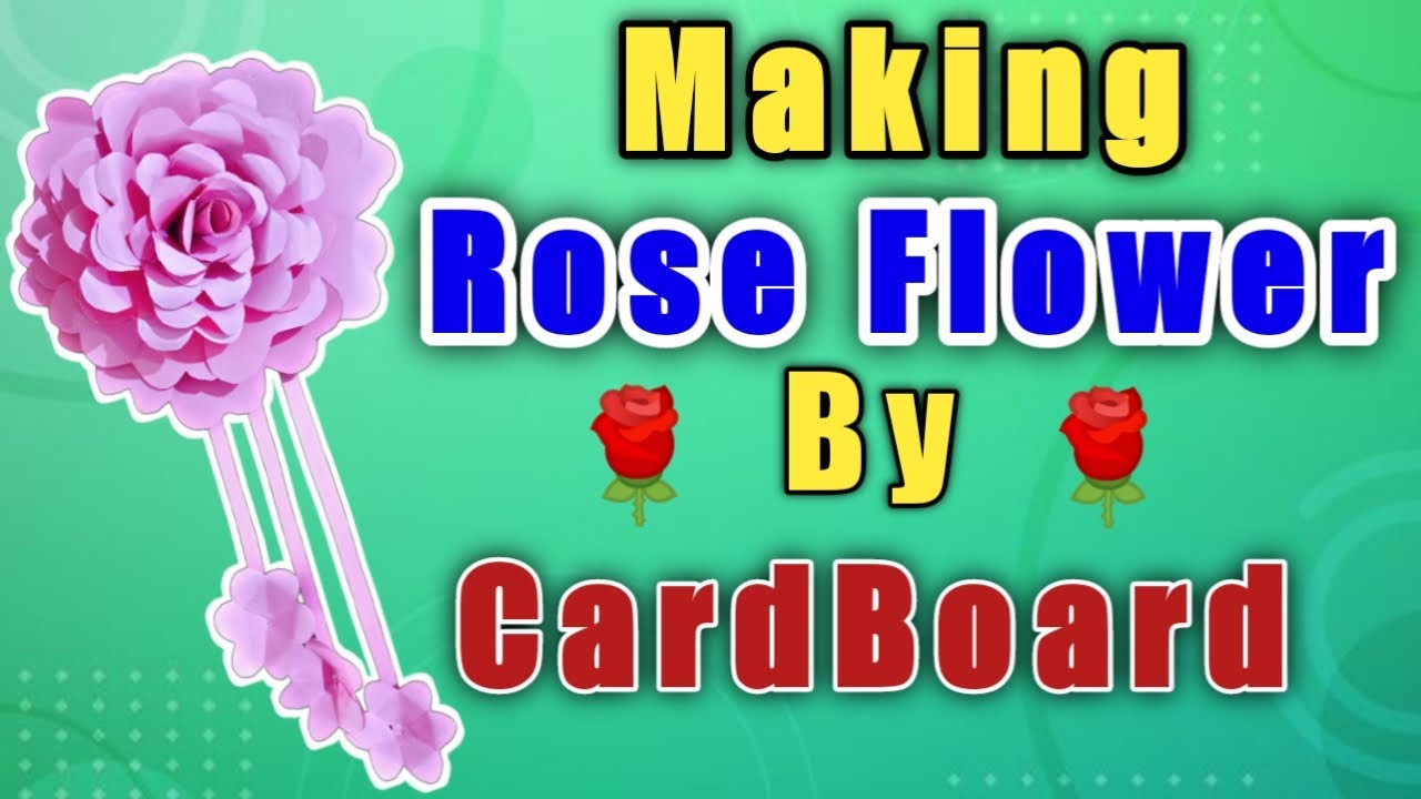 Making Rose Flower By Cardboard How To Make Rose By Cardboard YouTube making-rose-flower-by-cardboard-how-to-make-rose-by-cardboard-youtube