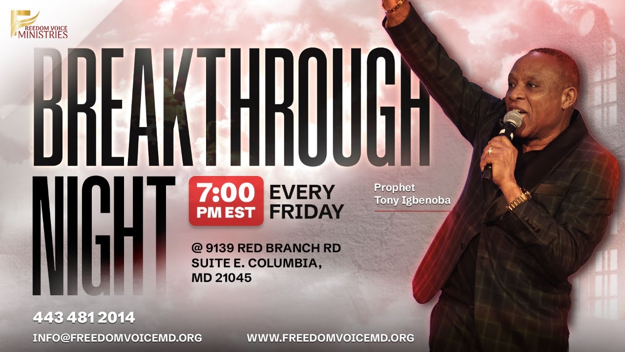 Breakthrough Night - Friday Service 08/29/2025 - YouTube