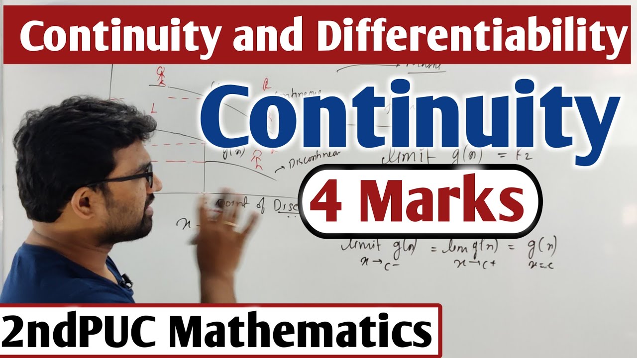2ndPUC Mathematics | L02 Continuity and Differentiability | Continuity ...