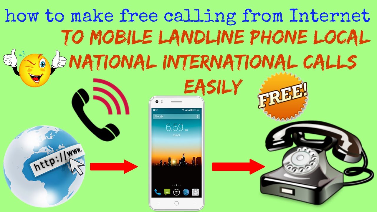 Free calling from Internet to mobile free international national local ...