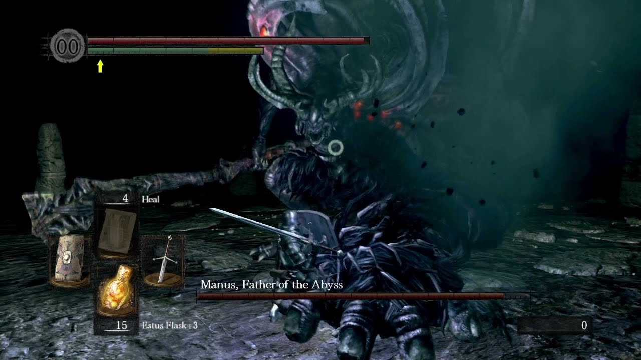 Dark Souls 1 Manus Father of the Abyss - YouTube