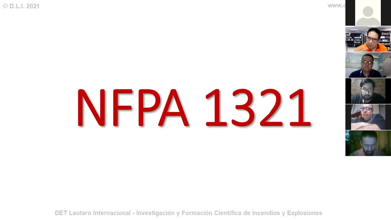 NFPA 1321: Estándar para unidades de investigación de incendios (norma ...