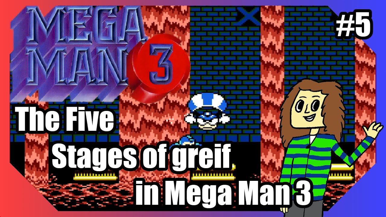 The Five Stages of grief in Mega Man 3 Part 5 - YouTube