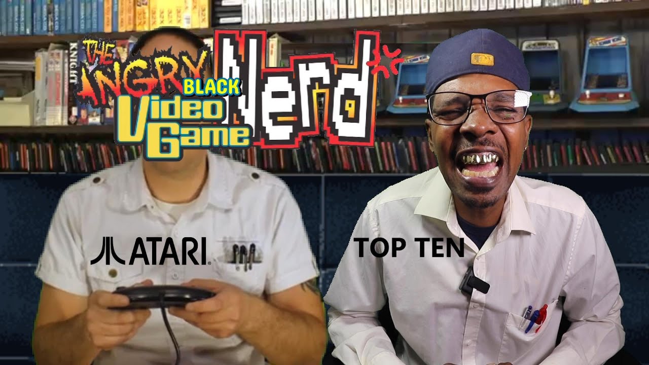 The Angry Black Video Game Nerd | Atari 2600 TOP TEN | parody - YouTube