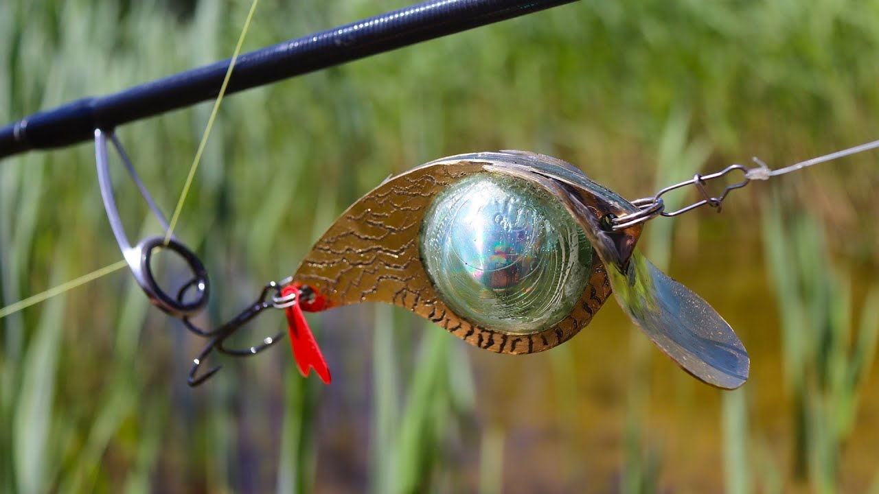 Cyclops CrankBait made of CD and sheet brass | diy fishing lure - YouTube