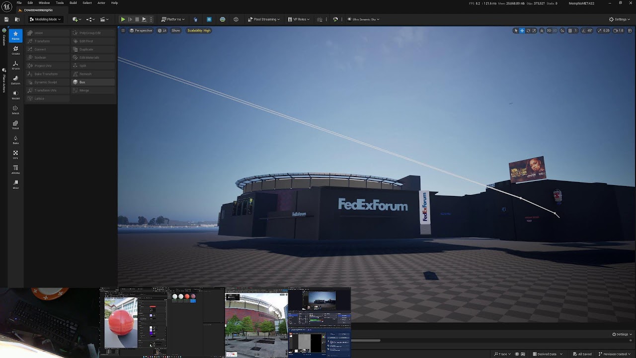 Unreal Engine 5 Photogrammetry Grey Boxing Level Design [FedEx Forum ...