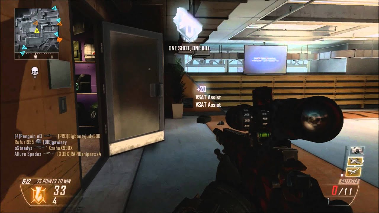 SNIPING NUCLEAR! - BO2, Insta-Swap Class - YouTube