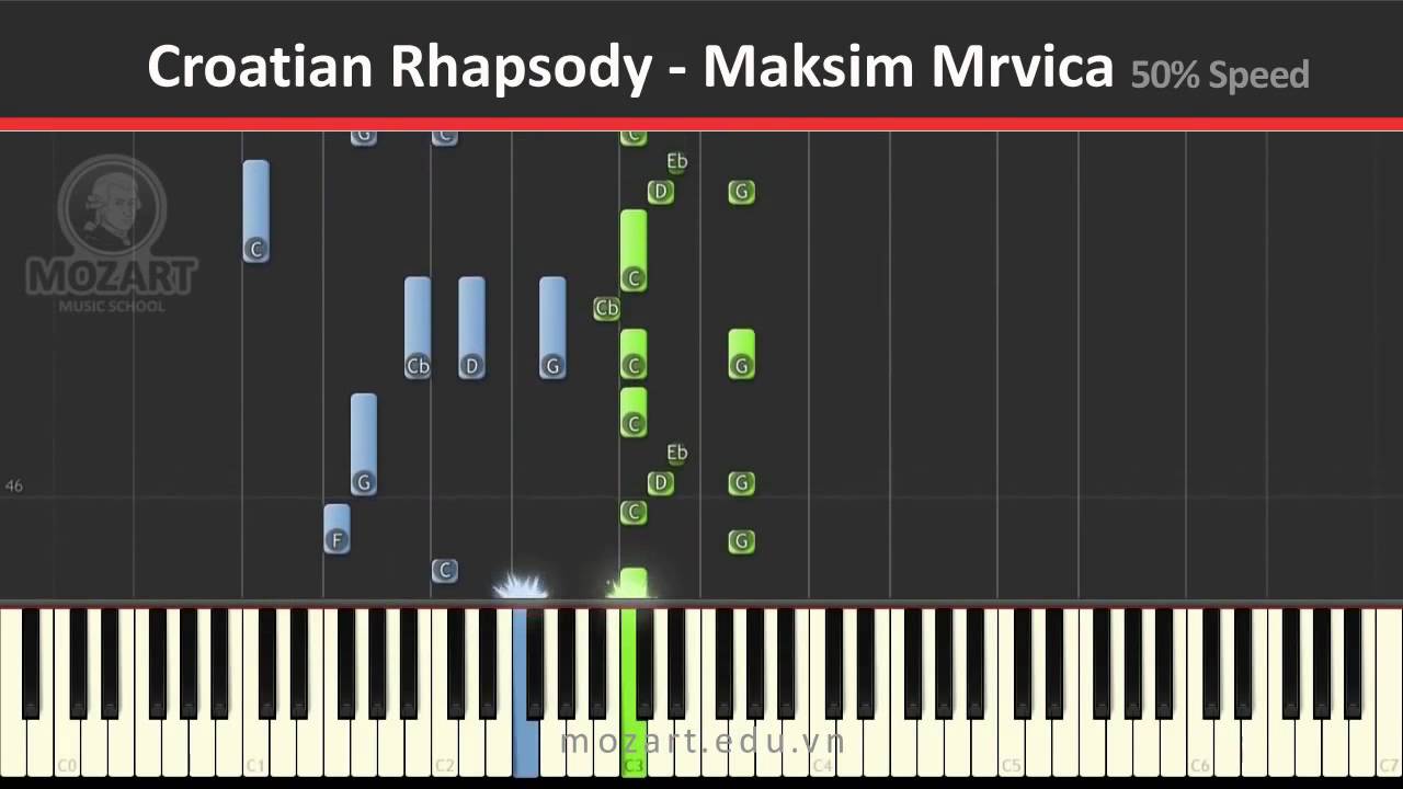 Croatian Rhapsody - Maksim Mrvica - 50% Speed - YouTube