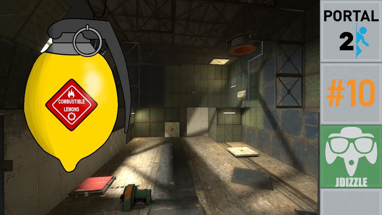 Combustible Lemons! | Portal 2 - Part 10 - YouTube