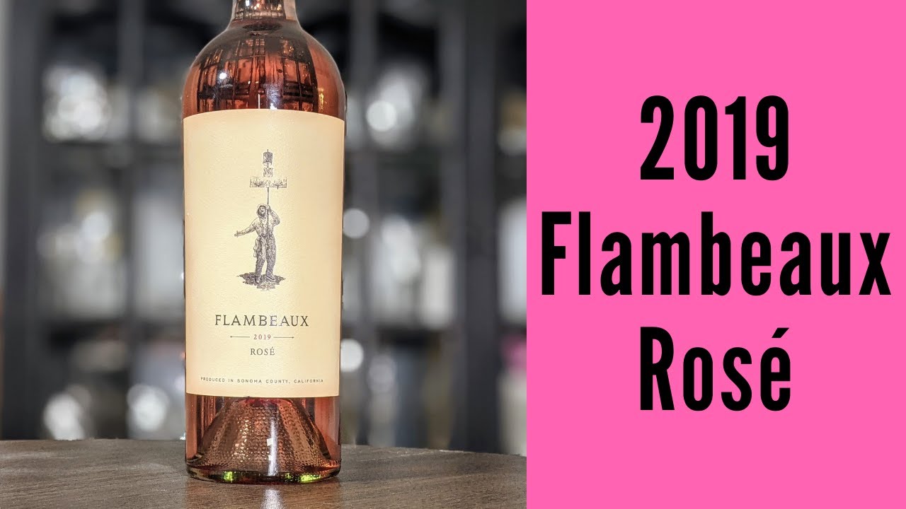 Flambeaux Wines 2019 Rosé Wine Review - YouTube