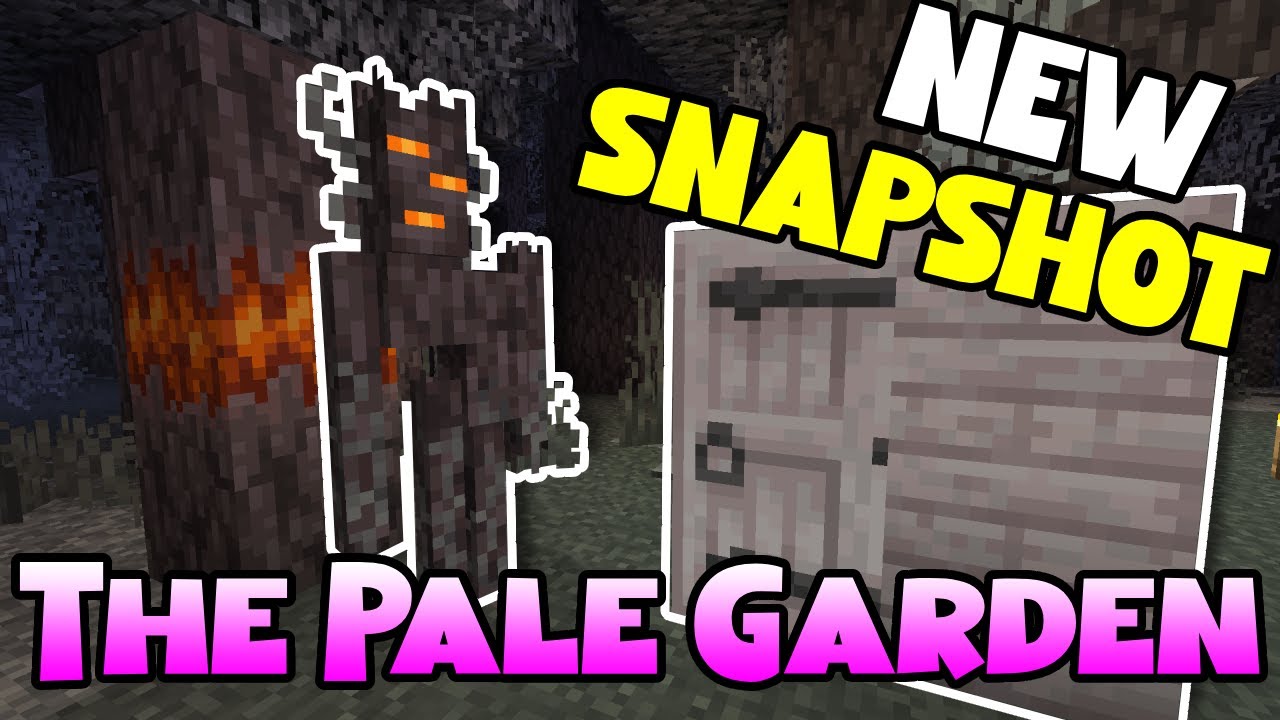 Playing The Pale Garden Update EARLY (Minecraft New Snapshot) - YouTube