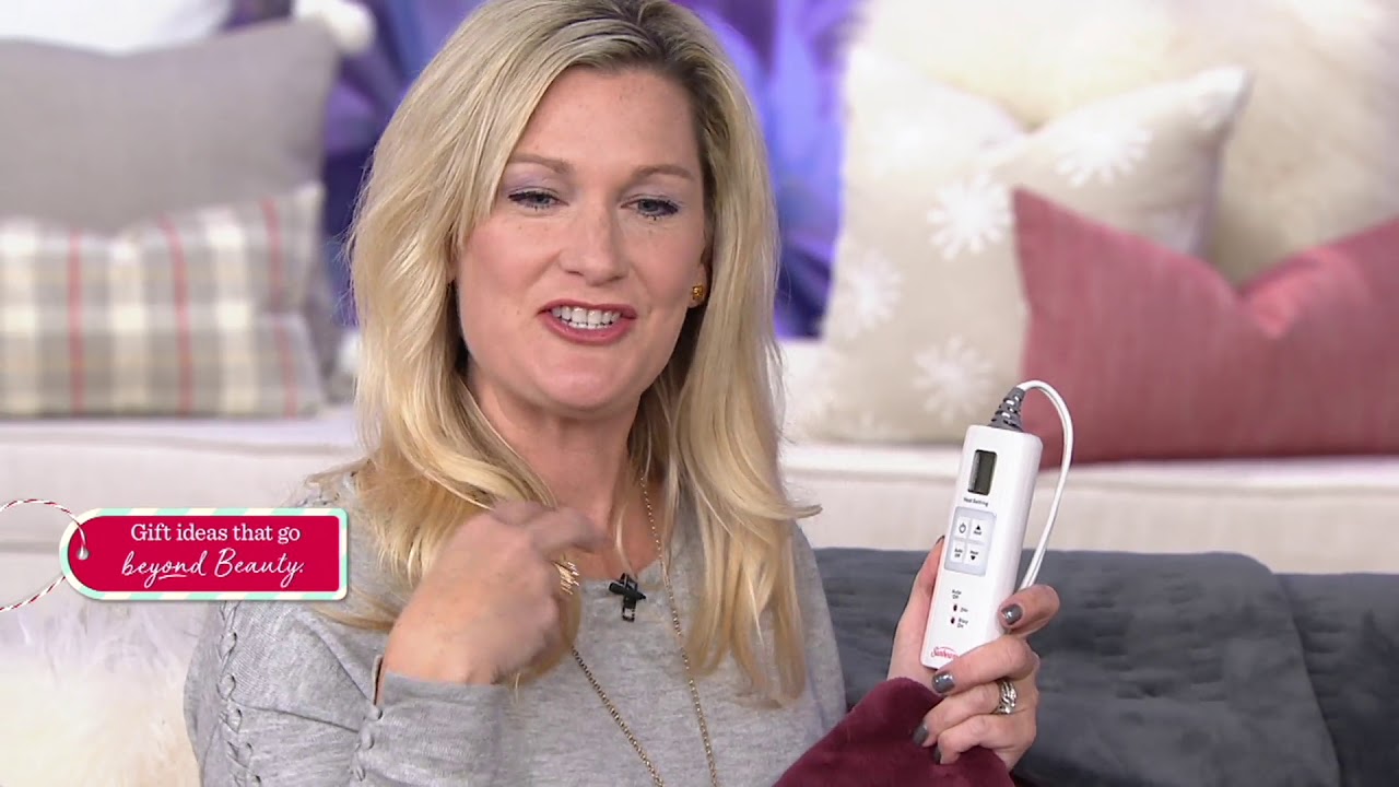 Sunbeam Set of 2 Xpress Heat Heating Pads on QVC - YouTube