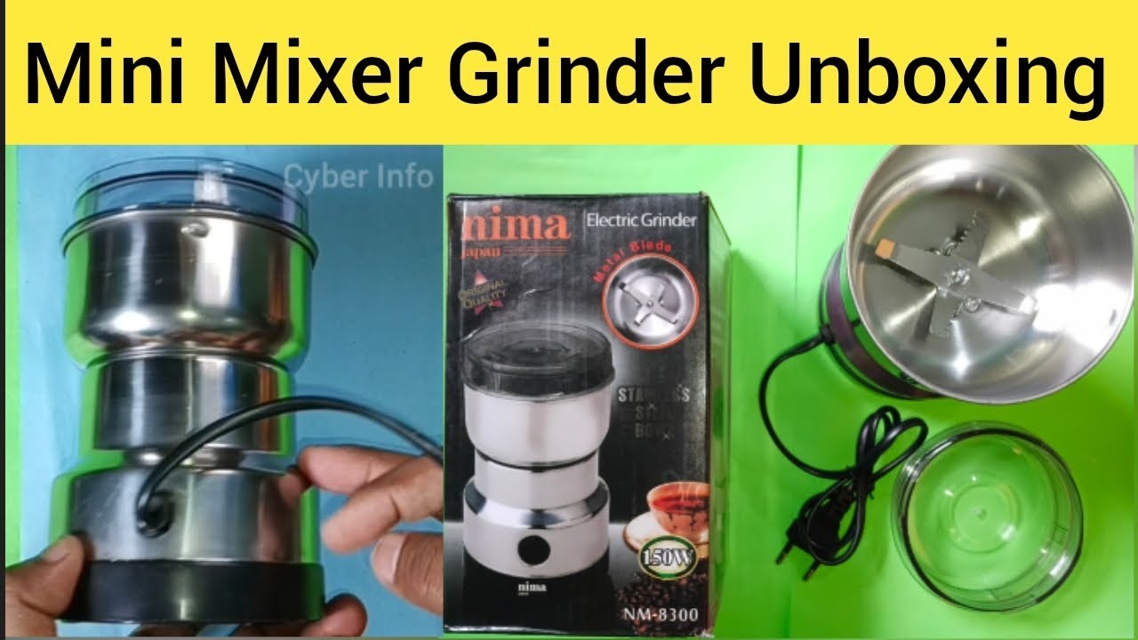 Mini Mixer Grinder Unboxing - YouTube