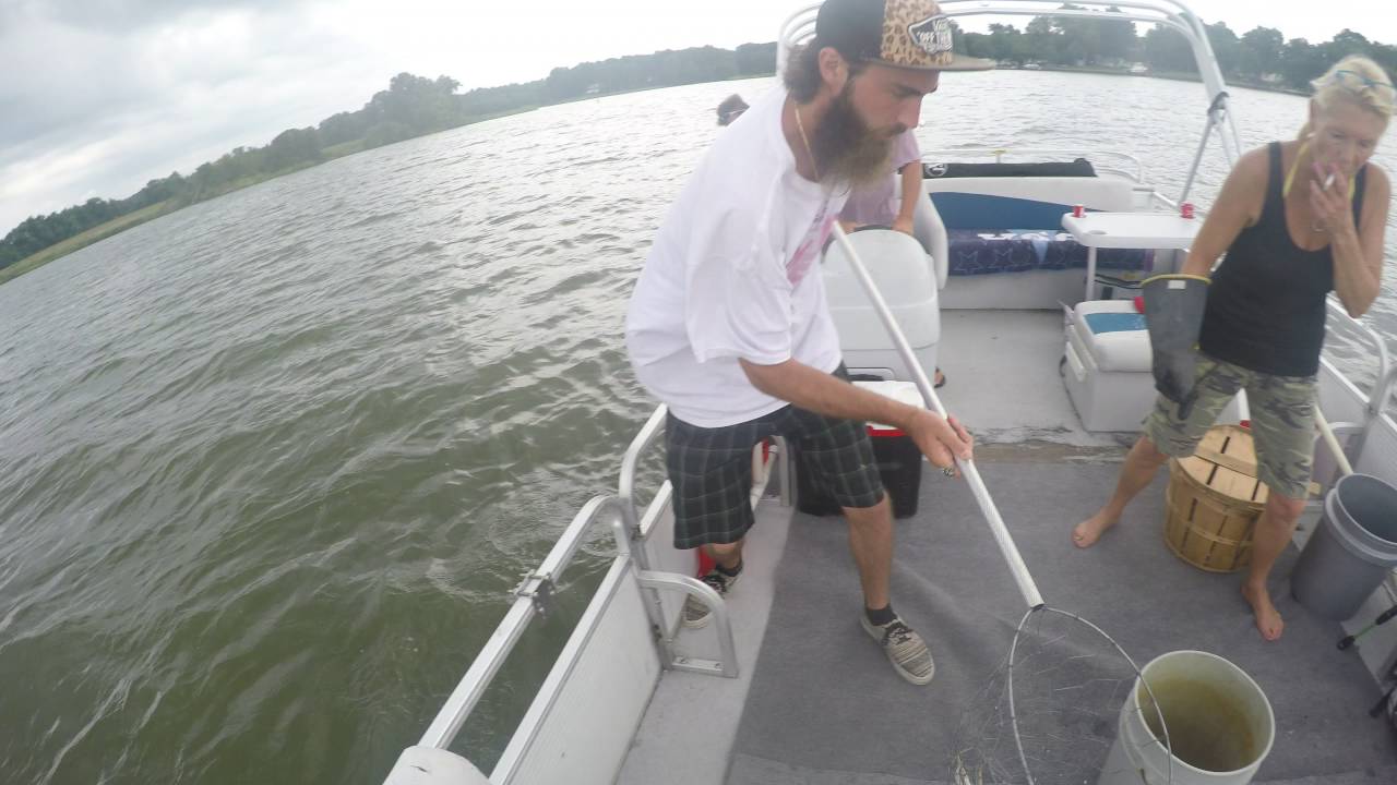 Maryland Crabbing Trot Line Style - YouTube