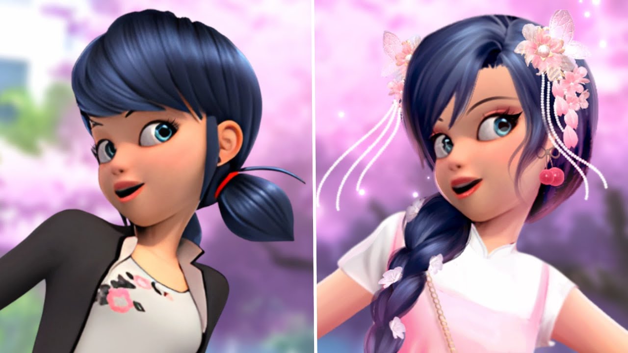 Miraculous Ladybug Glow Up Transformation | Cherry Blossom Marinette ...