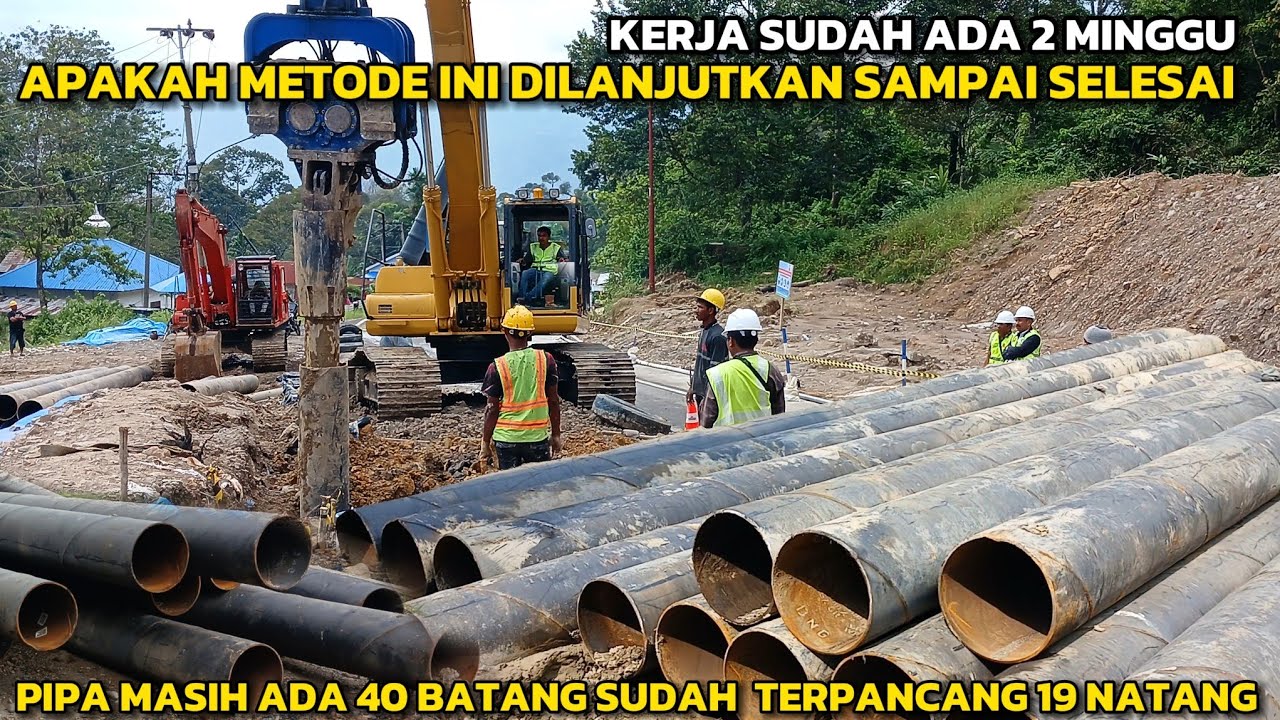 Operator Vibro Hammer Berjuang Keras Dan Penuh Kesabaran # ...