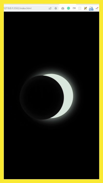 Eclipse Animation | HTML | CSS | Animation | EducateKaro.com #shorts # ...