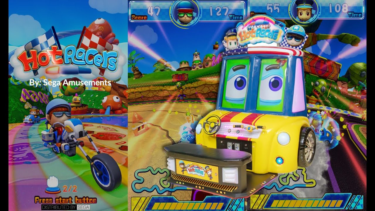 Hot Racers [Sega Amusements; IAAPA 2018] - YouTube