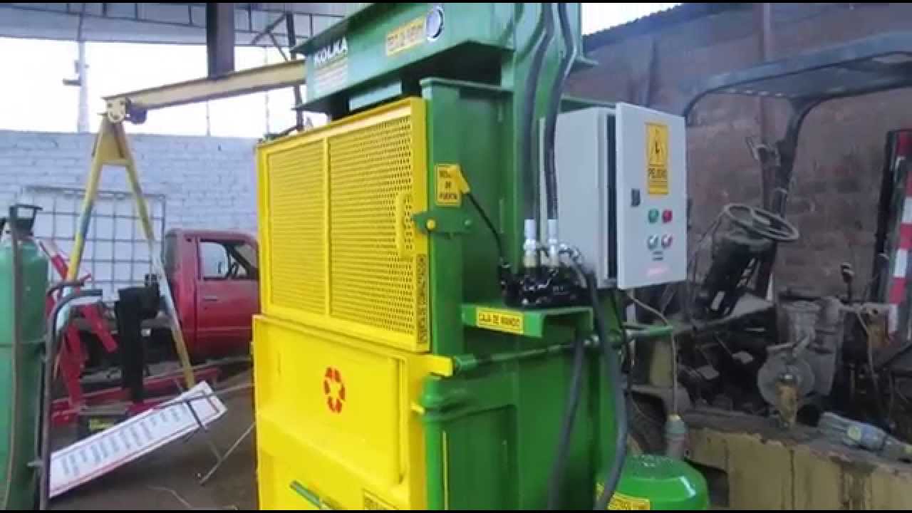COMPACTADORAS HIDRÁULICAS DE CARTÓN Y PET - YouTube