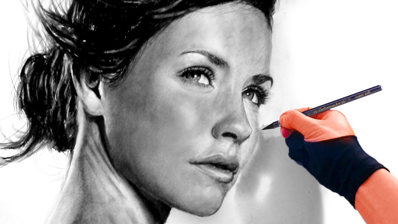 Artist Draws Kate From "Lost" - FREE Art Tutorials (link in desc) - YouTube