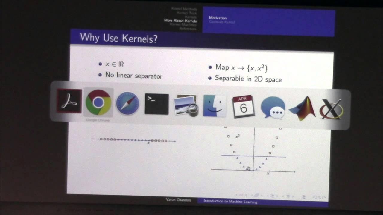 Introduction to Machine Learning - Maximum Margin Classifiers - YouTube