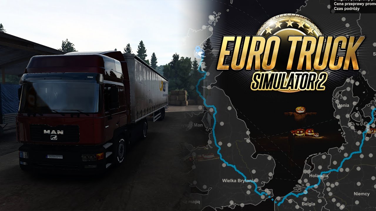 ETS2 [LIVE🔴]: MAN'em F2000 z UK na Skandynawie (ProMods)🚛 - YouTube
